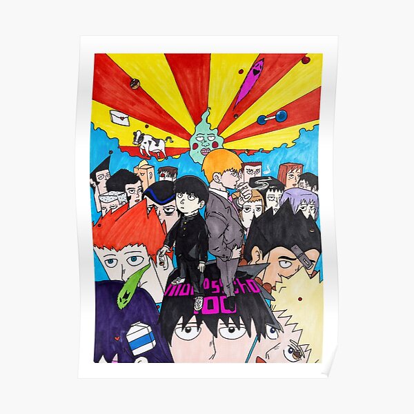 "Mob Psycho 100 Original Poster" Poster for Sale by DoubleRatShop ...