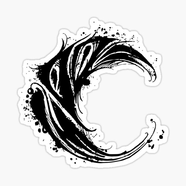 "Black moon" Sticker for Sale by Ulfenborg | Redbubble