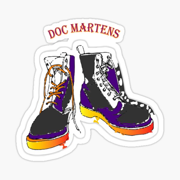 "Doc martens" Sticker for Sale by Designer020 | Redbubble