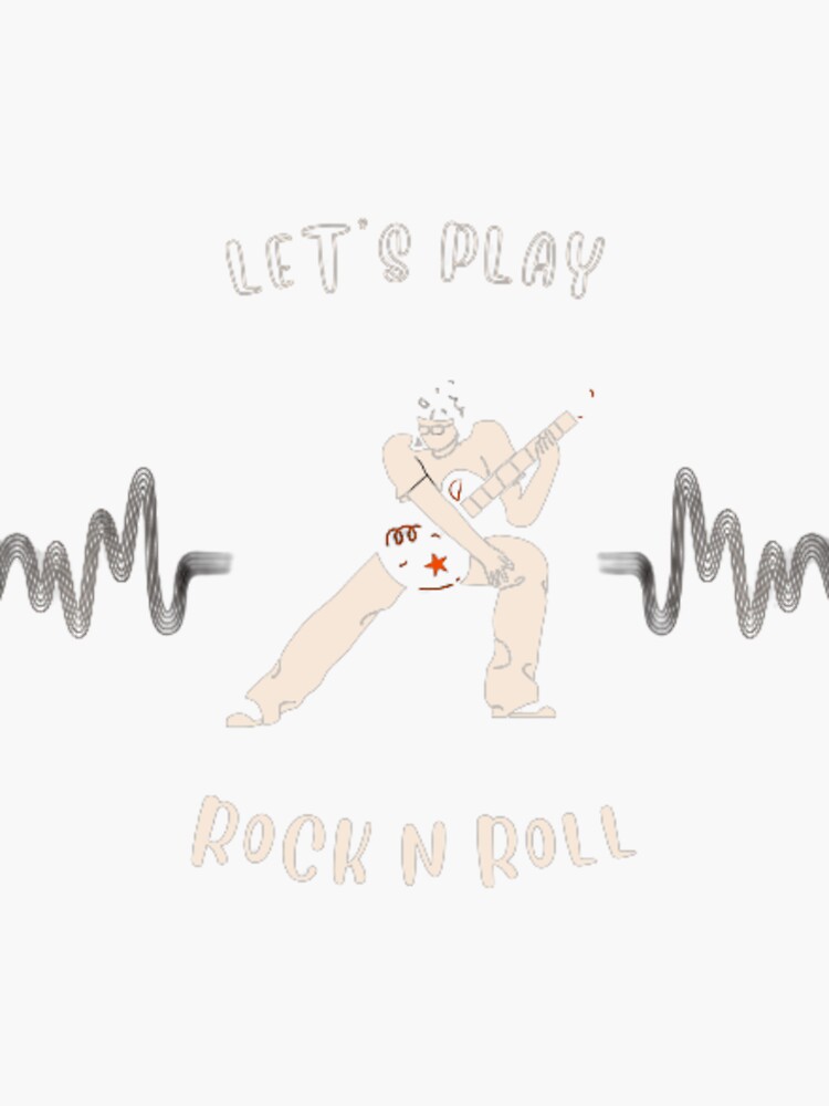 "LET’S PLAY" Sticker for Sale by Marysho | Redbubble