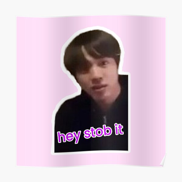"BTS Hey stob it by jin | Bts jin | BTS funny meme | BTS funny faces ...