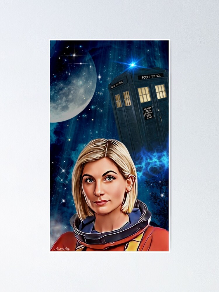 "13th doctor / space suit " Poster for Sale by AlisiaArt | Redbubble
