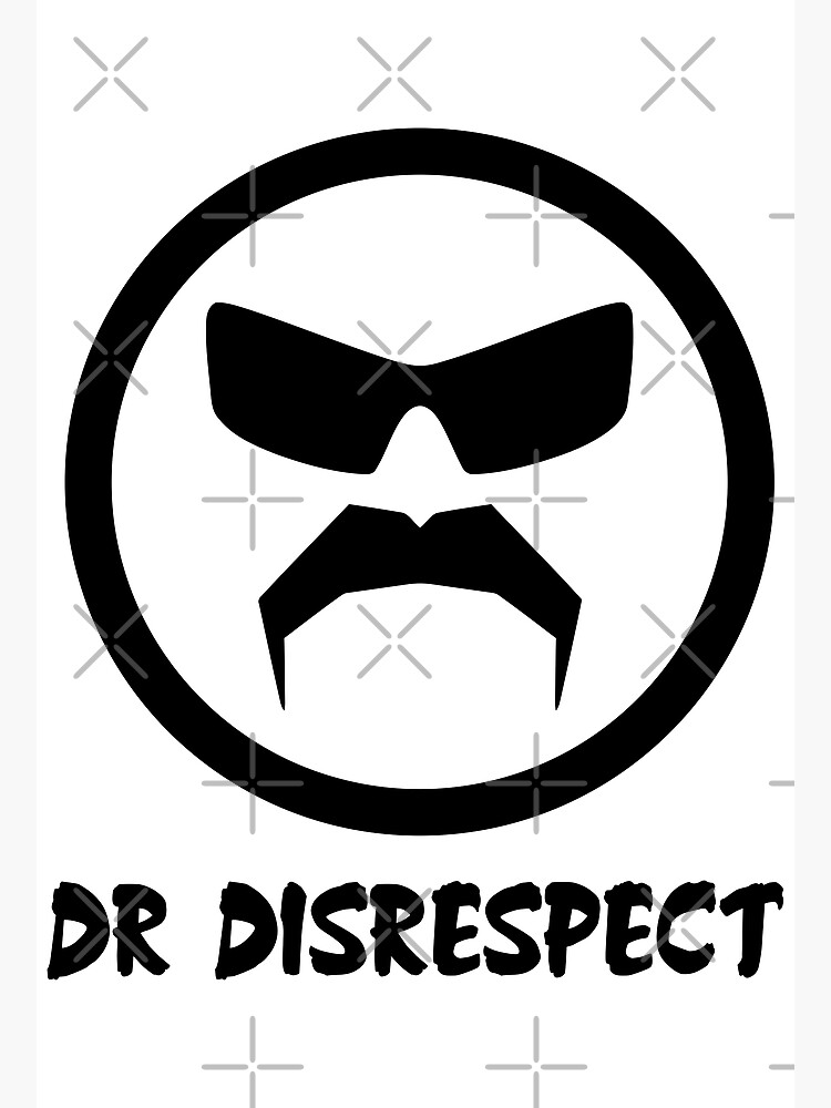 "Dr Disrespect Merch Drdisrespect Logo" Poster for Sale by BenizMass ...
