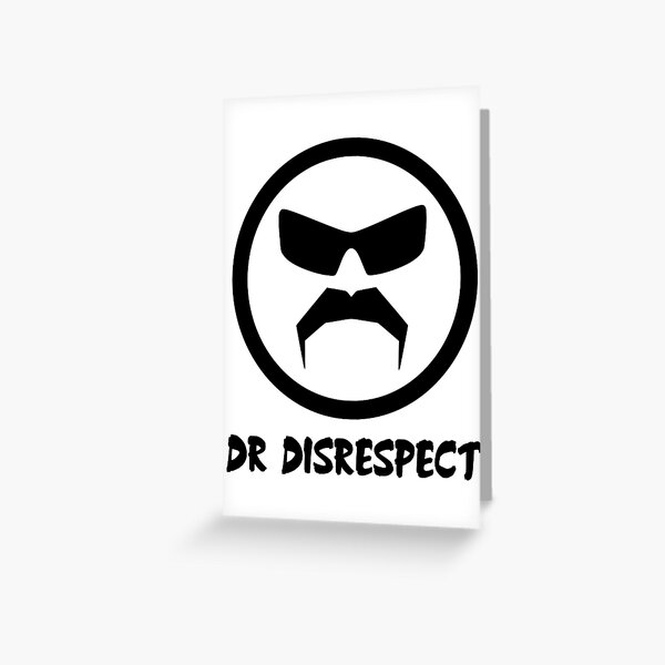 "Dr Disrespect Merch Drdisrespect Logo" Greeting Card for Sale by ...