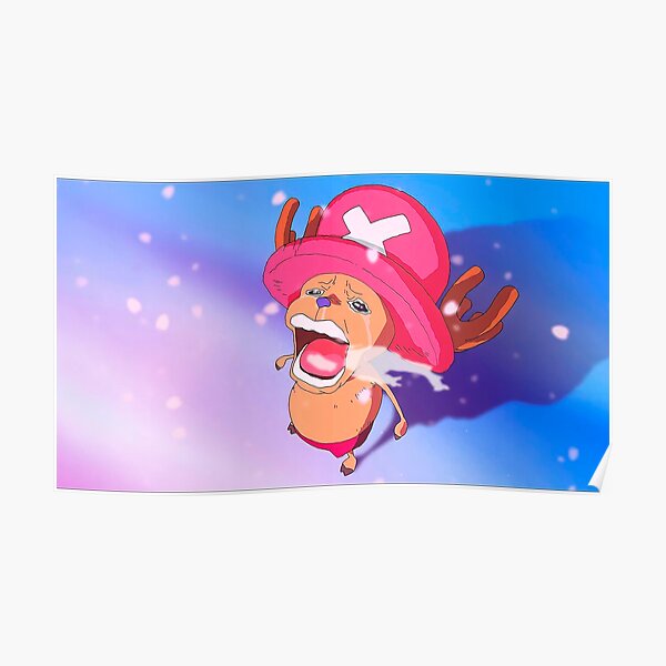 "the one piece is real chopper meme" Poster for Sale by uchix | Redbubble