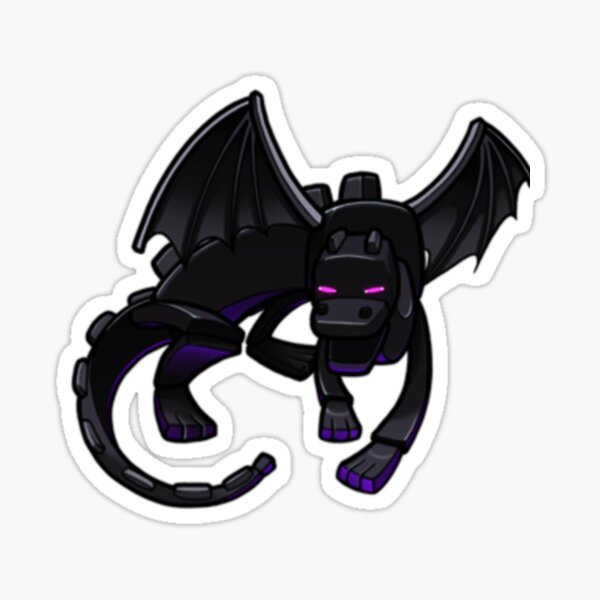 "Cute Ender Dragon || Minecraft ArtWork ||" Sticker for Sale by ...