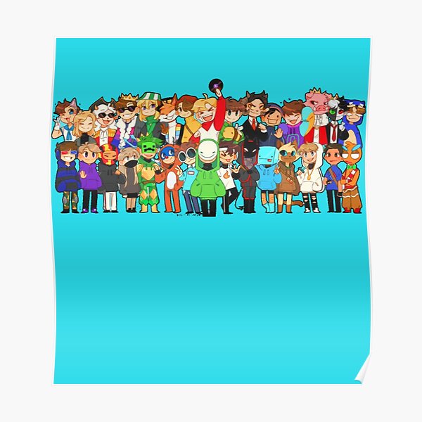 "dream smp all members" Poster for Sale by SisterBecker | Redbubble