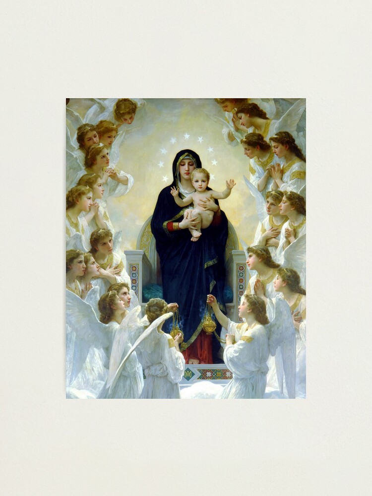 "Regina Angelorum by William Adolphe Bouguereau" Photographic Print for ...