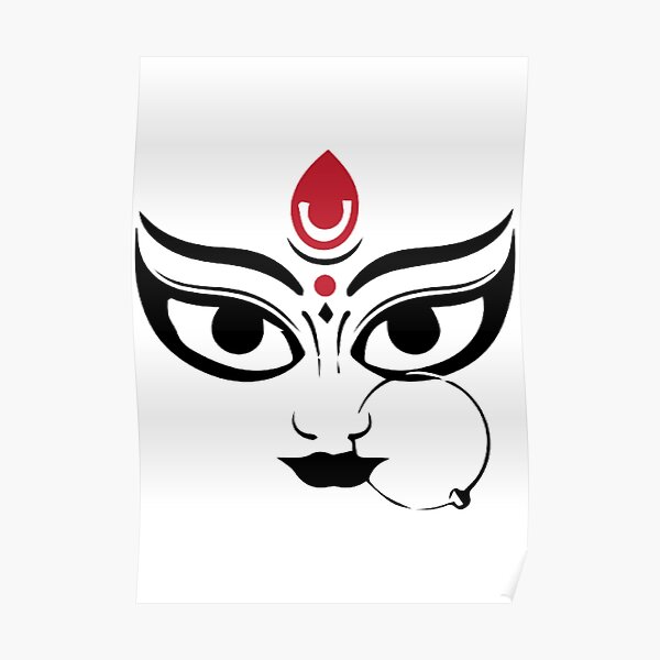 "Maa Shakti" Poster for Sale by digitallyyour | Redbubble