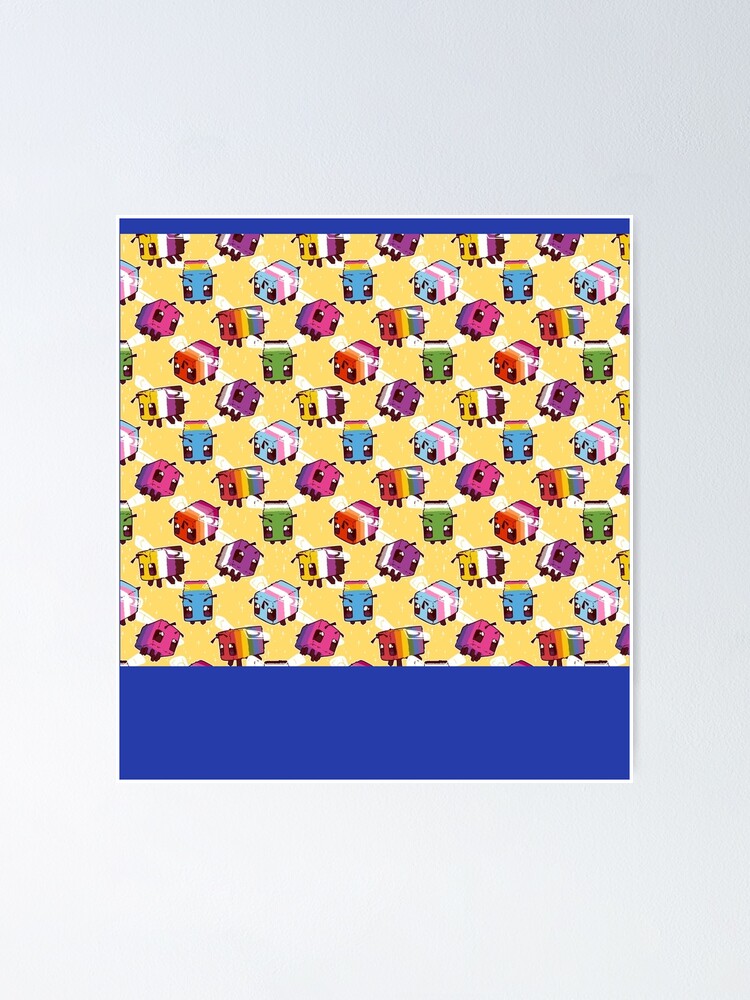 "LGBT Minecraft Bees" Poster for Sale by KylaBradtke | Redbubble