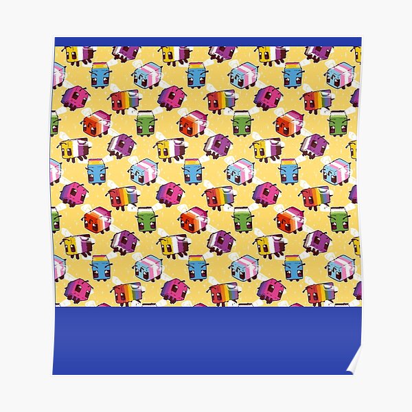 "LGBT Minecraft Bees" Poster for Sale by KylaBradtke | Redbubble