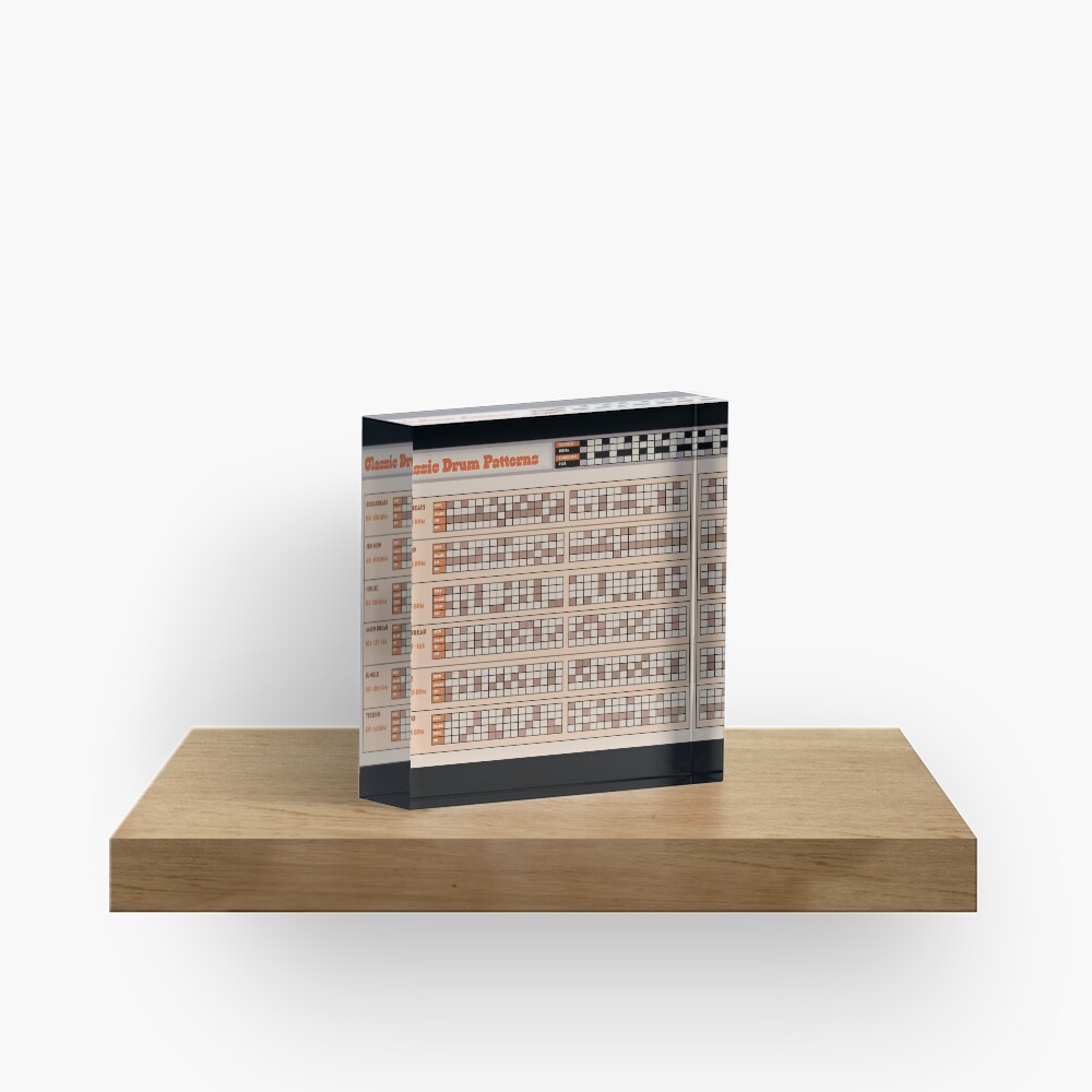 "Classic Drum Patterns V2" Poster by vincentdavigo | Redbubble