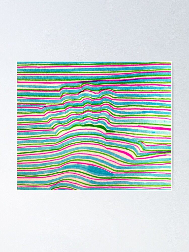 "Bridget Riley paintings" Poster for Sale by Megaplus | Redbubble