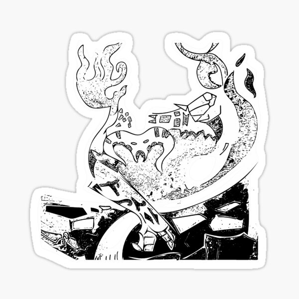 "Halloween spooky balrog art " Sticker for Sale by Daizydrawshop ...