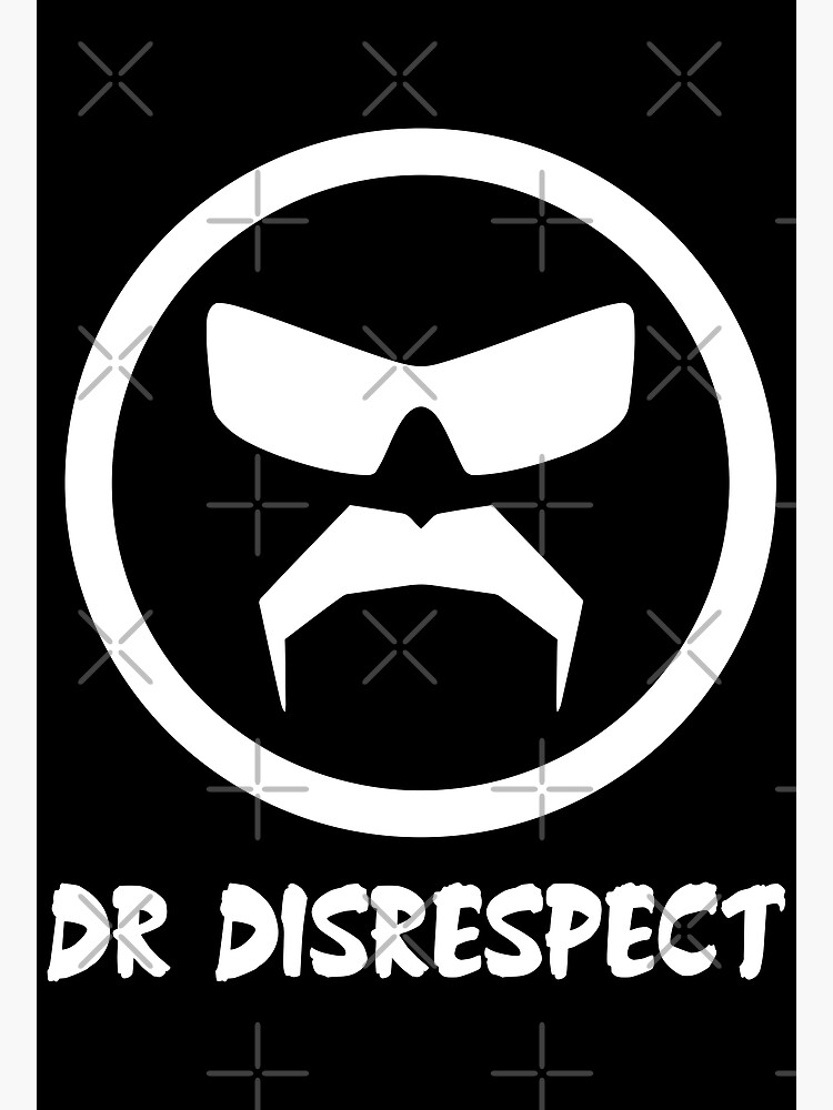 "Dr Disrespect Merch Drdisrespect Logo" Poster for Sale by BenizMass ...