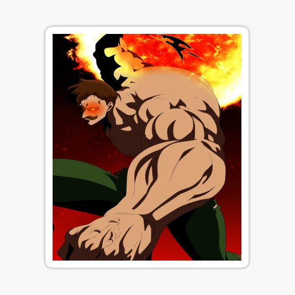 "the seven deadly sins escanor" Sticker for Sale by chetterubyzans ...