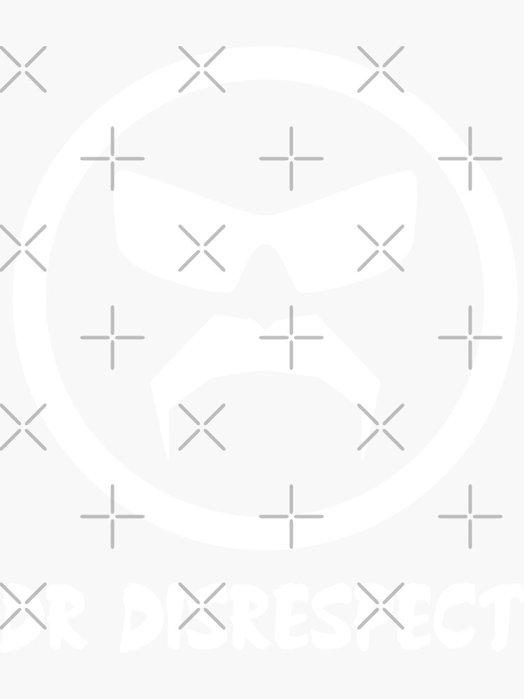 "Dr Disrespect Merch Drdisrespect Logo" Sticker for Sale by BenizMass ...