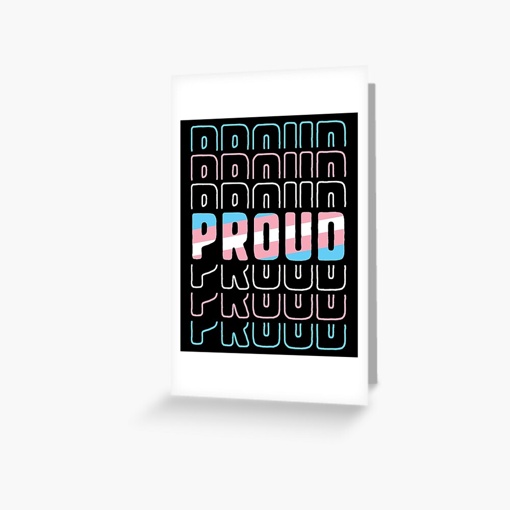 "Proud Transgender LGBTQIA Pride Month Trans Rights Rainbow LGBT ...