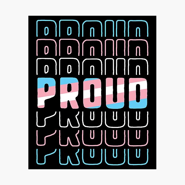 "Proud Transgender LGBTQIA Pride Month Trans Rights Rainbow LGBT ...