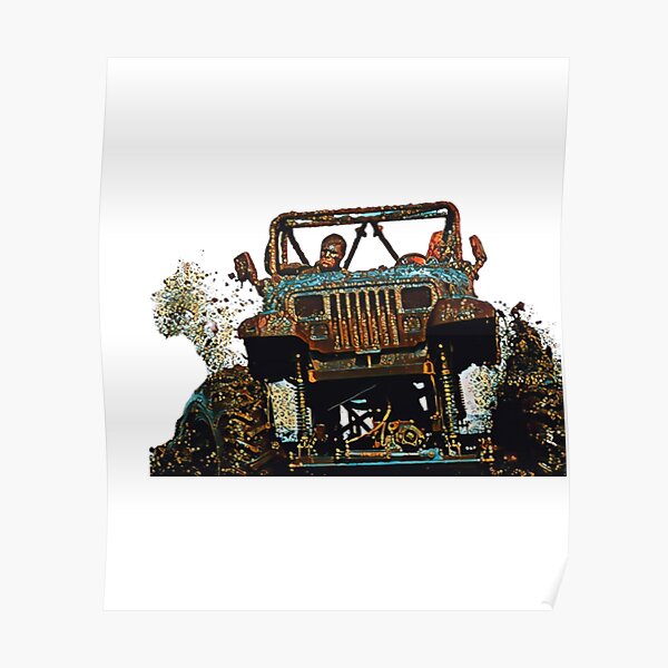 "Classic Jeep" Poster for Sale by DBPLAZA | Redbubble
