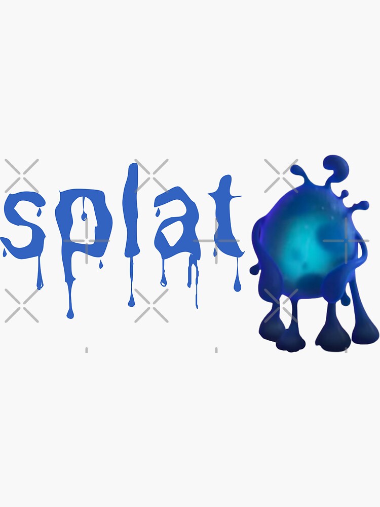 "Splat Strange World splat" Sticker for Sale by Designer090 | Redbubble