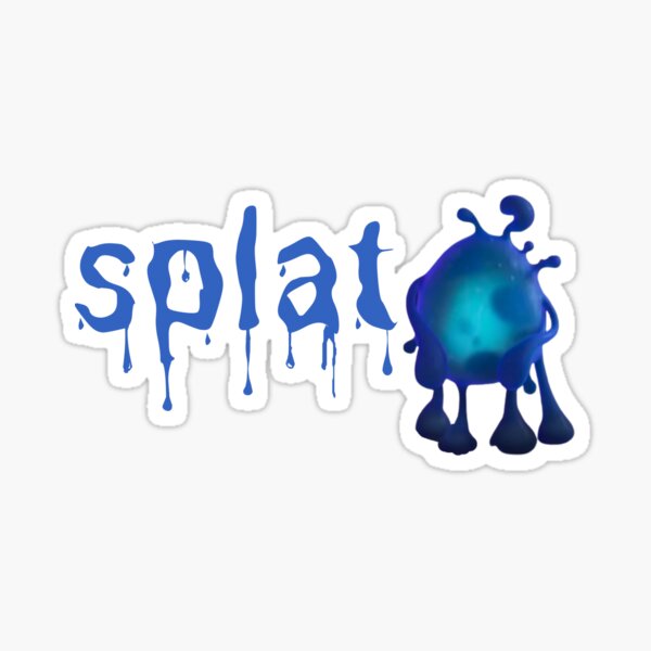 "Splat Strange World splat" Sticker for Sale by Designer090 | Redbubble