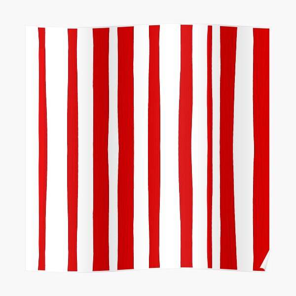 "Vertical lines red" Poster for Sale by rupydetequila | Redbubble