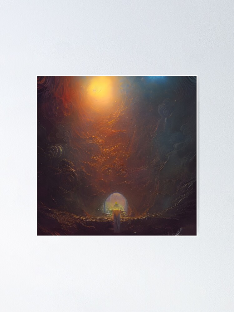 "The Cosmic Man" Poster for Sale by lupescu81 | Redbubble