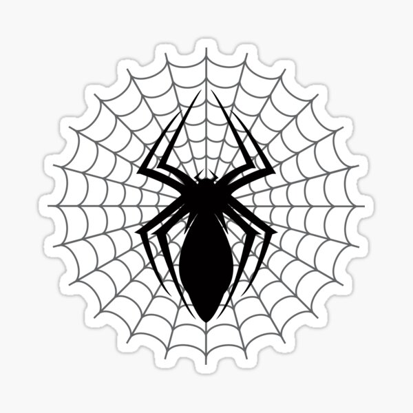 "Halloween Creepy Black Spider" Sticker for Sale by NrtArt | Redbubble