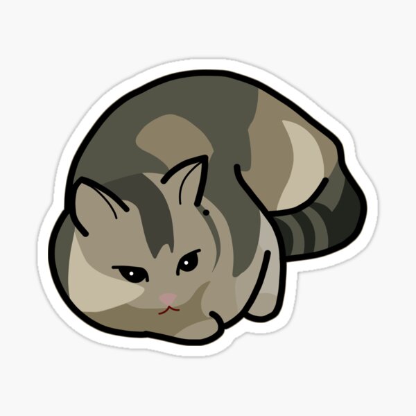 "Spotted Munchkin Cat" Sticker for Sale by CinnamonSlice | Redbubble