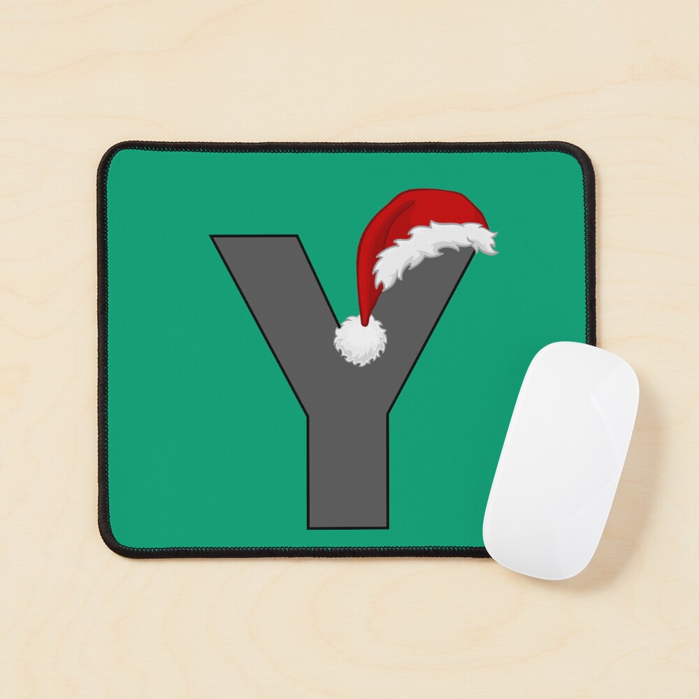 "Christmas Letter Y with Santa Hat" Sticker for Sale by Anita Strifler ...