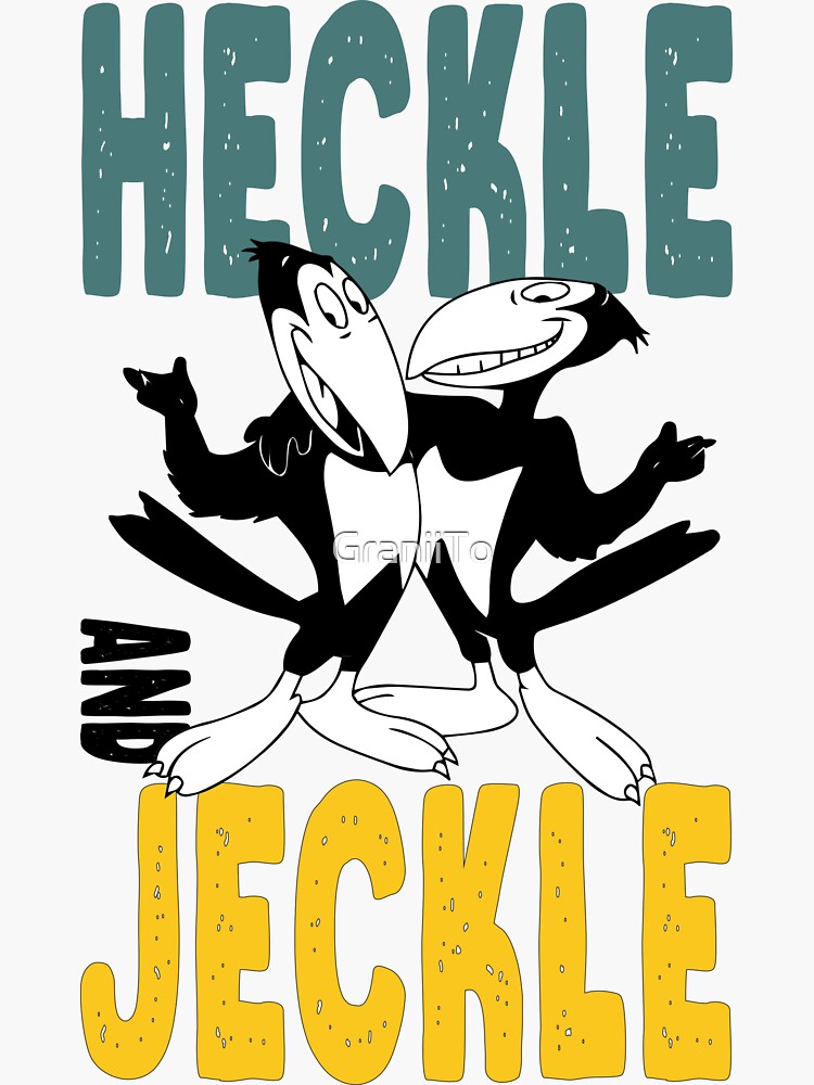 "Heckle and Jeckle - Saturday Morning Cartoons" Sticker for Sale by ...