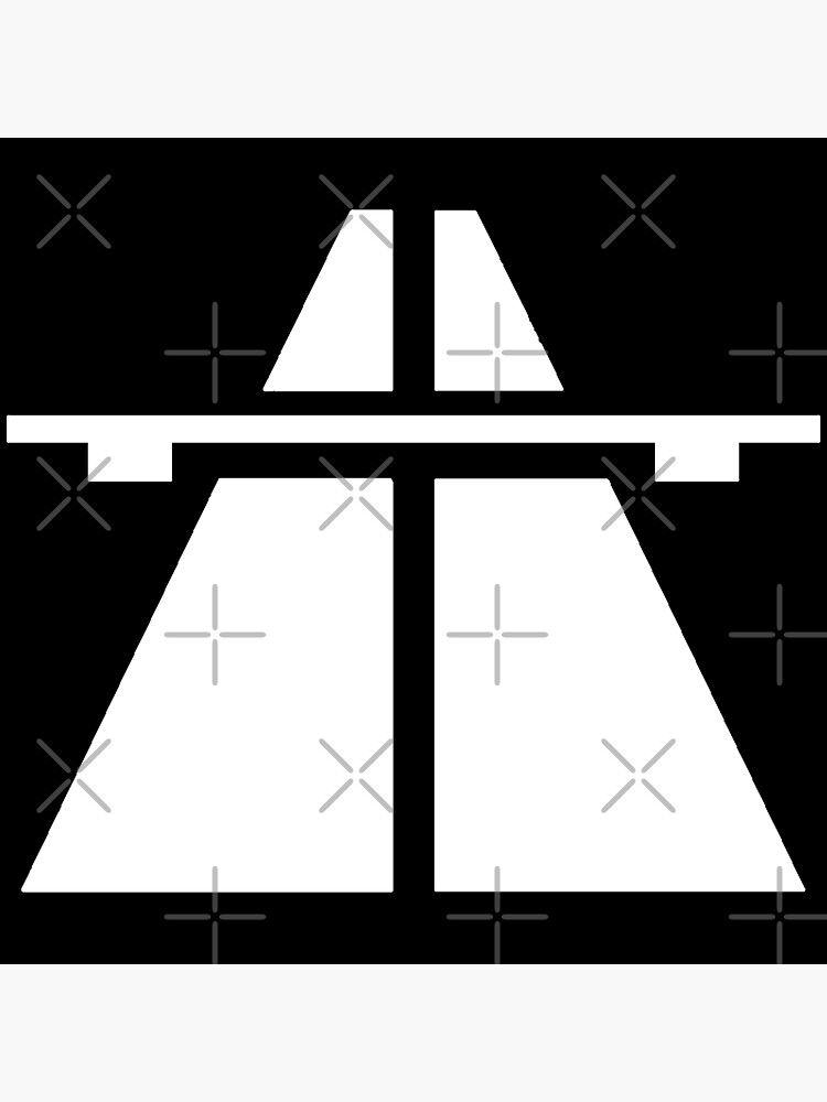 "German Autobahn Motorway Logo" Poster for Sale by SPAZE-Typo | Redbubble