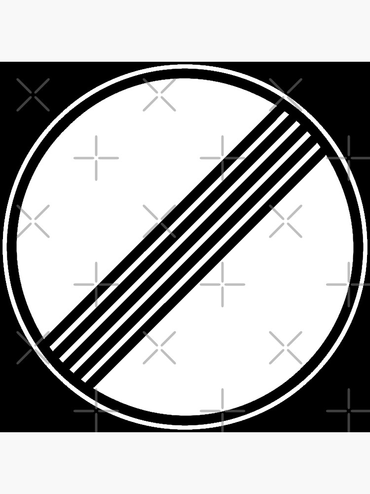 "No Speed Limit - German Autobahn Motorway Sign" Poster for Sale by ...