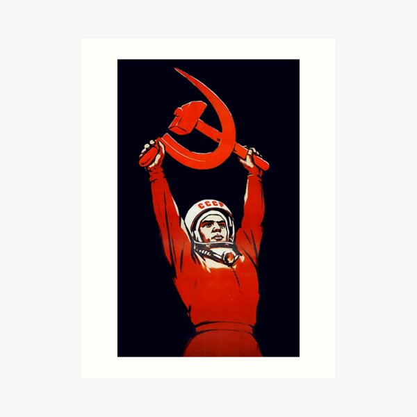 "Soviet Space Art - Cosmonauts:The Pioneers of Space!" Art Print for ...