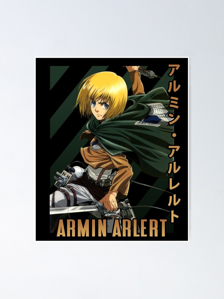 "Attack on Titan Armin Arlert" Poster for Sale by Hunter-Wolfman ...