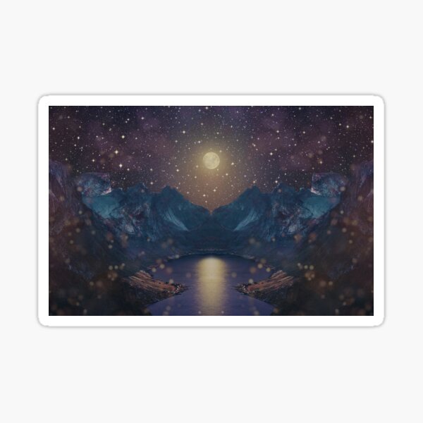 "Lumen Lunae" Sticker for Sale by MoonRiverArts | Redbubble