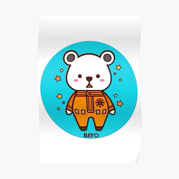 "cute Bepo from anime one piece" Poster for Sale by Monsef212 | Redbubble