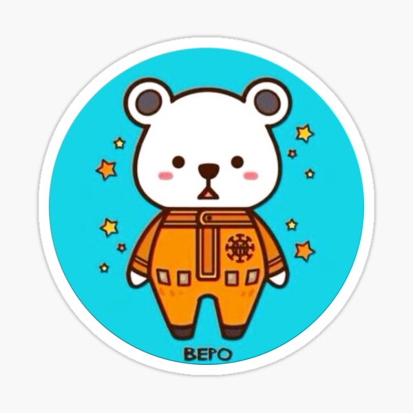 "cute Bepo from anime one piece" Sticker for Sale by Monsef212 | Redbubble