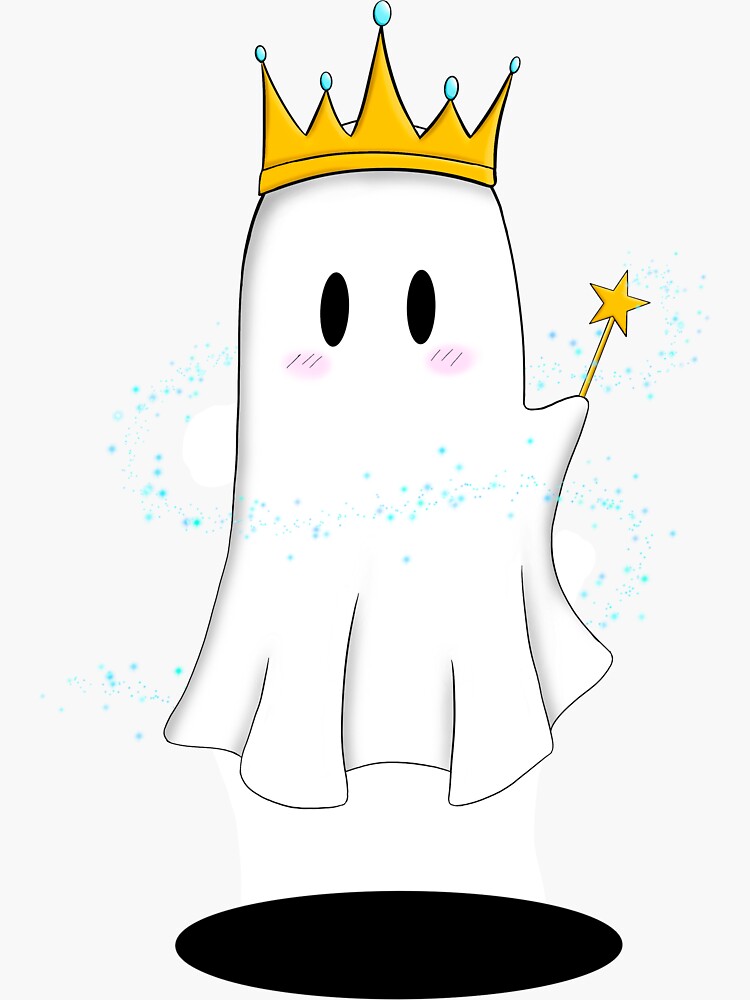 "Fairy Princess Ghost" Sticker for Sale by redcurlartist | Redbubble