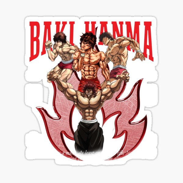 "Baki Hanma" Sticker for Sale by AymanEmperor | Redbubble