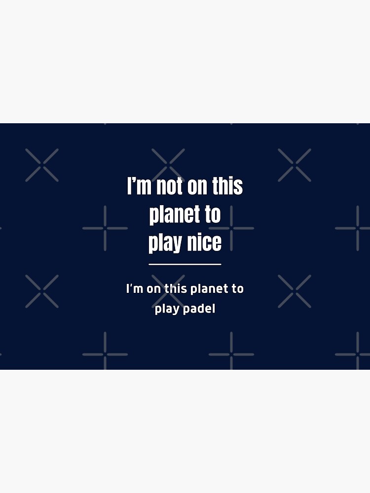 "Ich bin nicht auf diesem Planeten, um nett zu spielen, ich bin auf ...