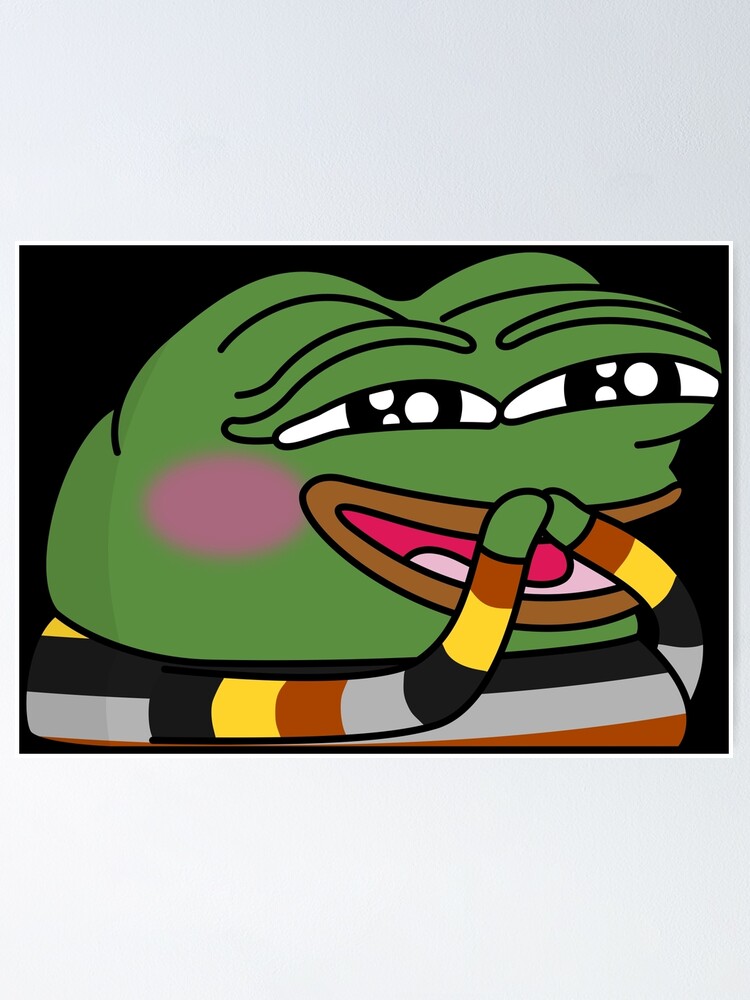 Póster «Laughing Peepo con camisa de manga larga de colores» de Zinex ...