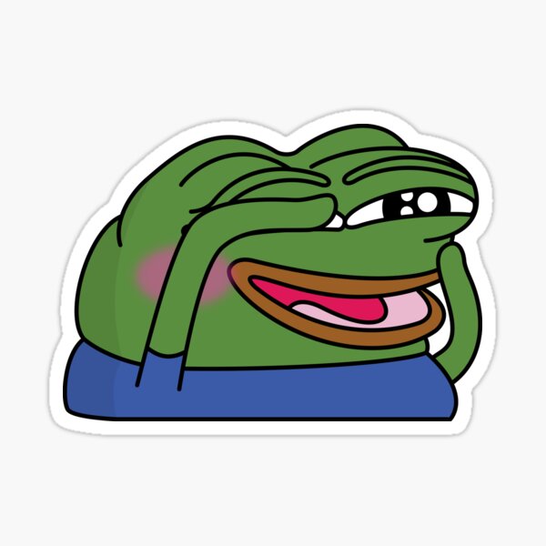 "Funny Peepo" Sticker for Sale by Zinex | Redbubble