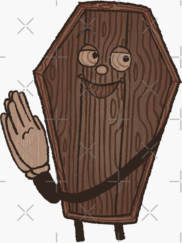 "DHMIS - Coffin 2" Sticker for Sale by Epoxxalypz | Redbubble