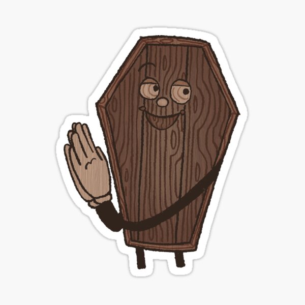 "DHMIS - Coffin 2" Sticker for Sale by Epoxxalypz | Redbubble