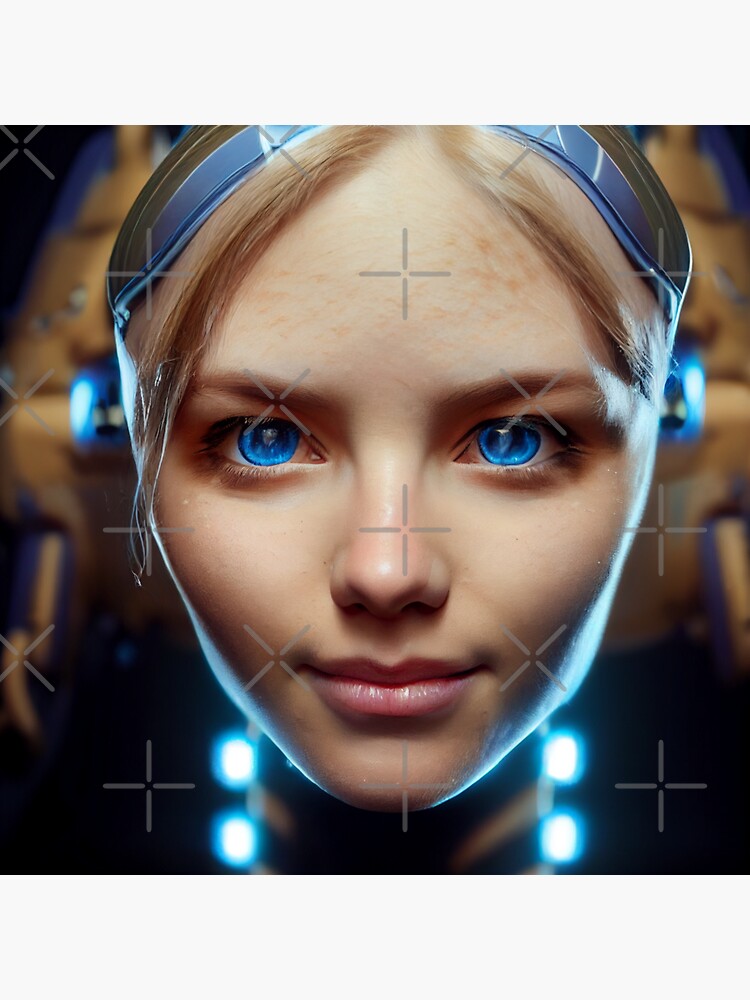 "bionic girl" Sticker for Sale by ArtisticVlad | Redbubble