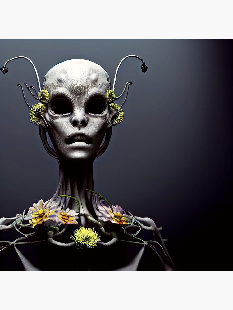 "Alien in bloom" Poster for Sale by NuvakaanAI | Redbubble