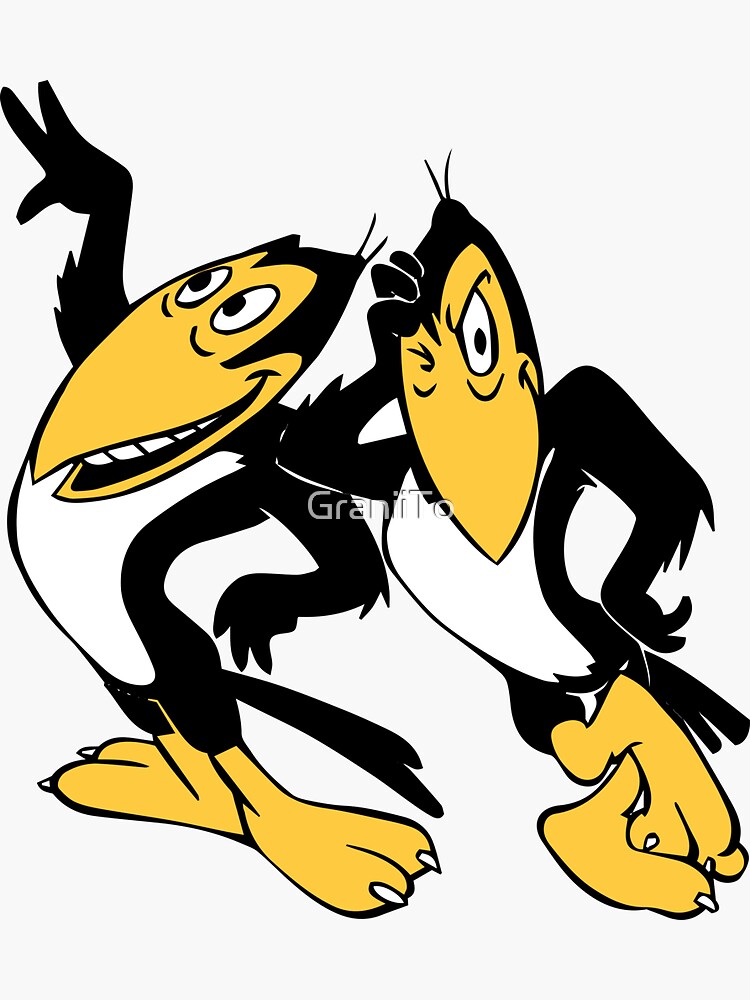"Heckle and Jeckle - Saturday Morning Cartoons" Sticker for Sale by ...