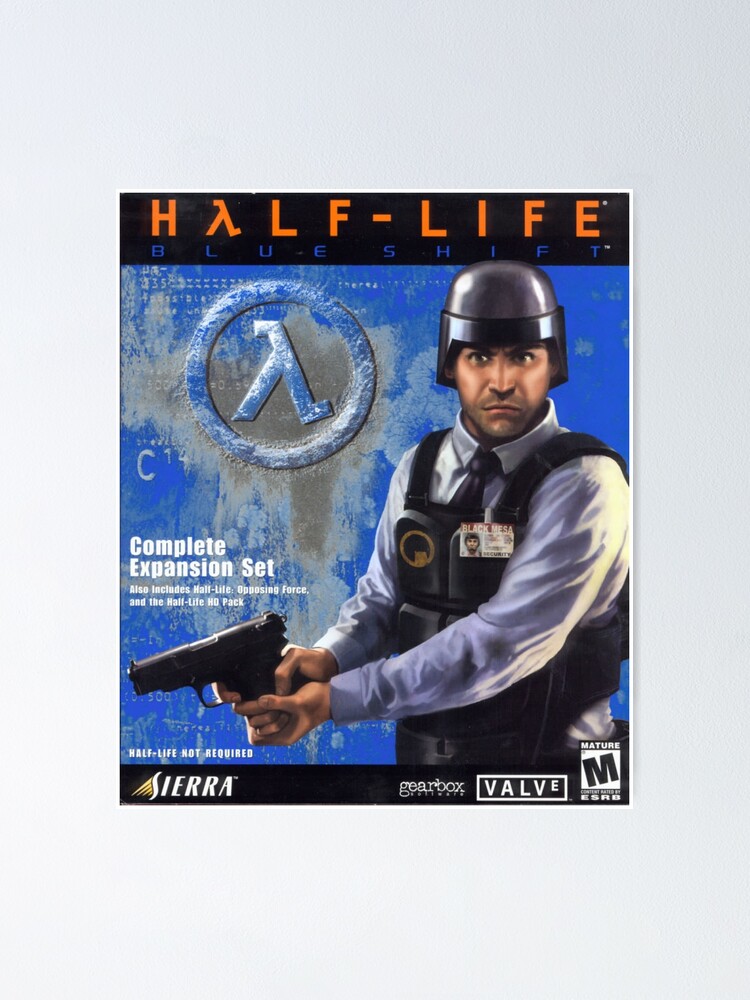 "Half-Life: Blue Shift | Sierra Box Art 2001" Poster for Sale by ...